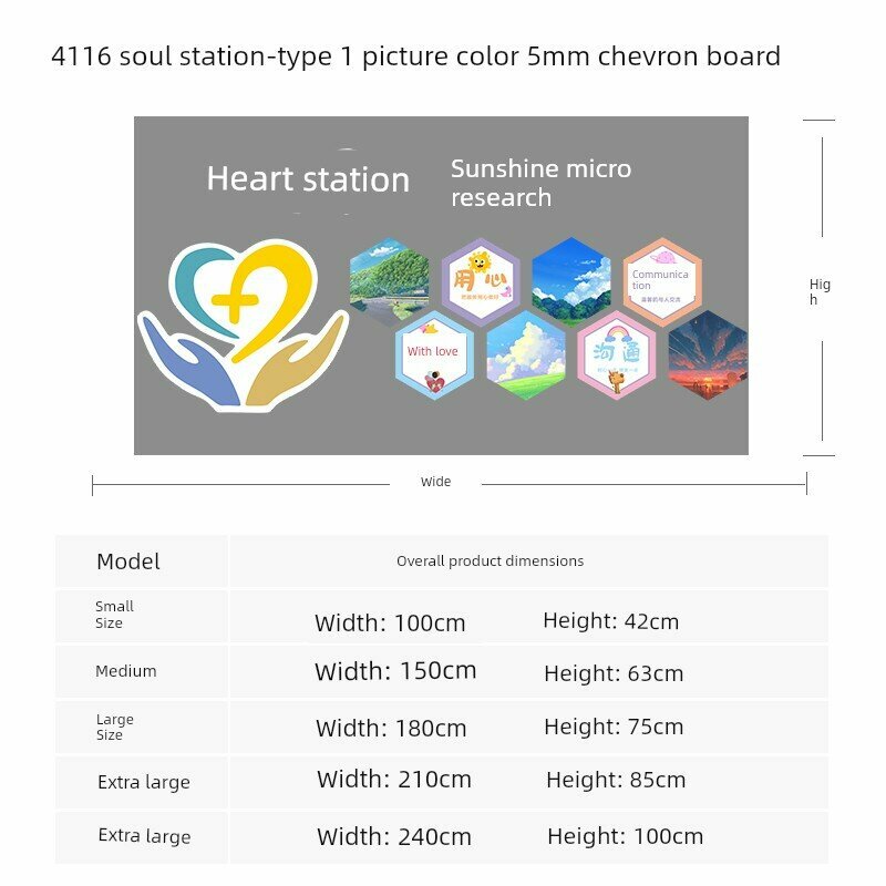 Mind Station Стиль 1 Мотивационный Постер на Фоамборде 5мм, Большой Настенный Арт для Кабинетов Психолога и Офисов