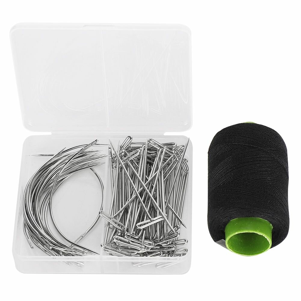 Набор изогнутых игл с Т-образными булавками C для рукоделия из кожи для шитья Универсальная игла