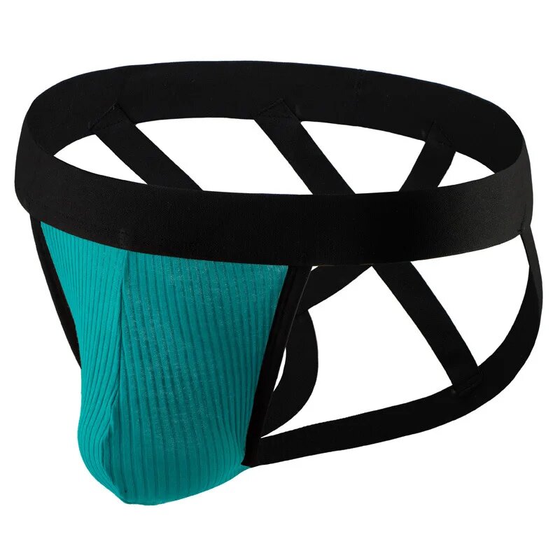 Мужские стринги Jockstrap, размер L, цвет B301-Green