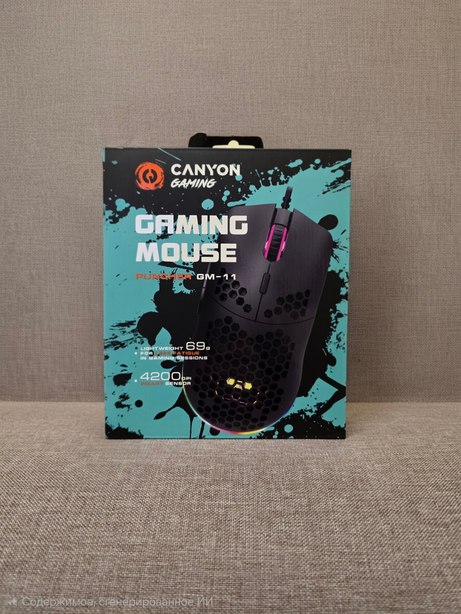 Игровая мышь Canyon Puncher GM-11 Black (CND-SGM11B)