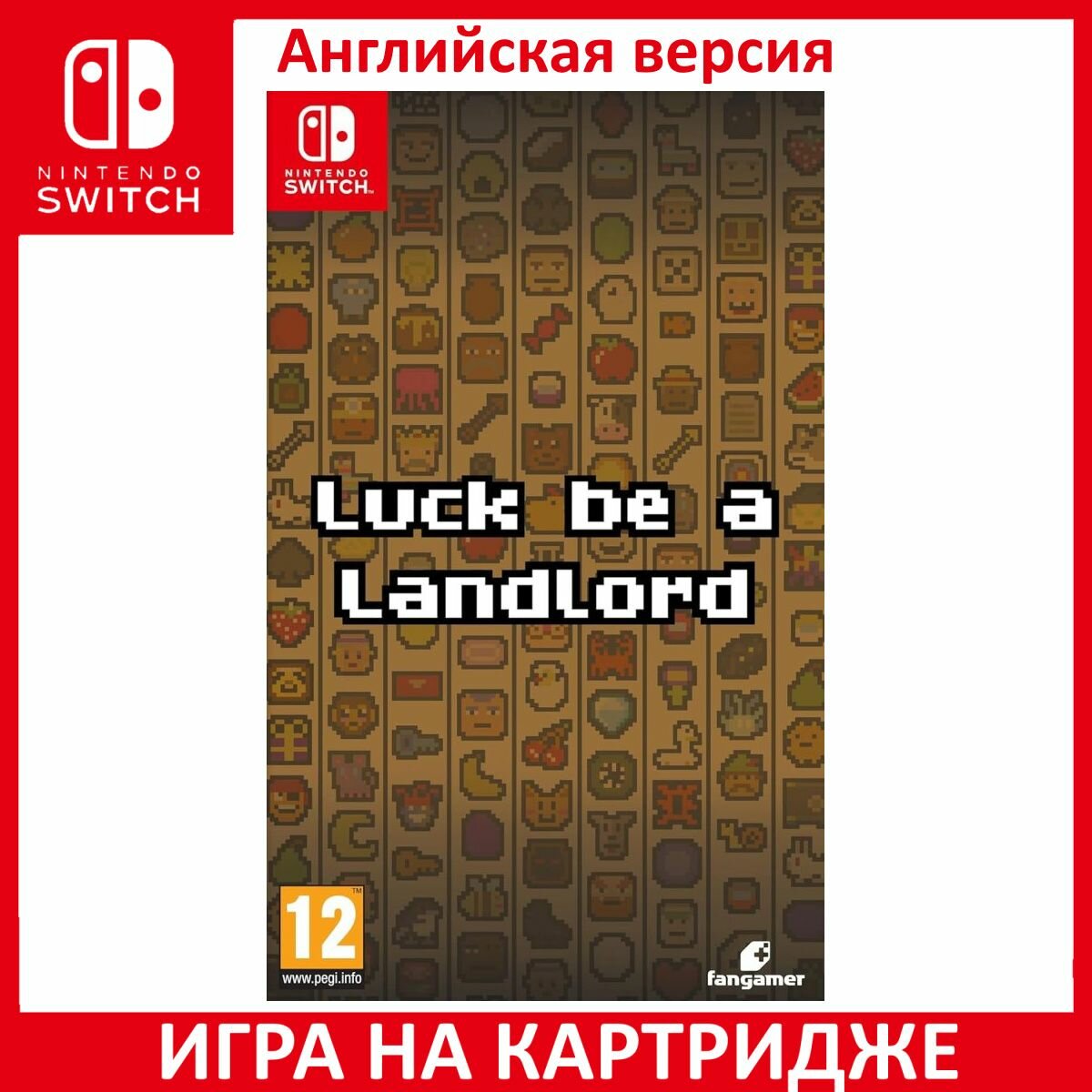 Игра Luck Be A Landlord Switch Картридж на Nintendo Switch Английская версия