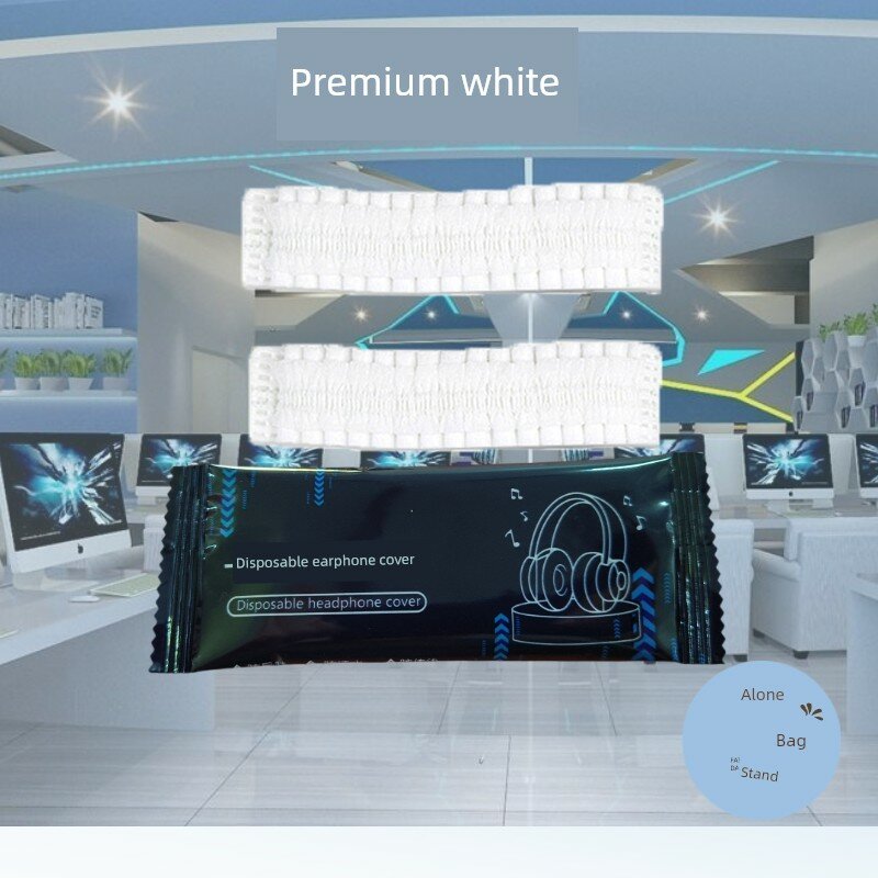 Одноразовый чехол для наушников Интернет-кафе Интернет-кафе универсальный чехол для наушников из нетканого материала с