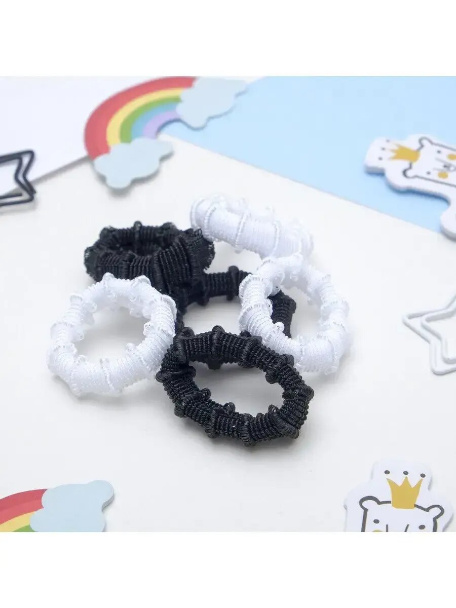 Резинка для волос "Махрушка" (набор 100 шт) 3 см классика