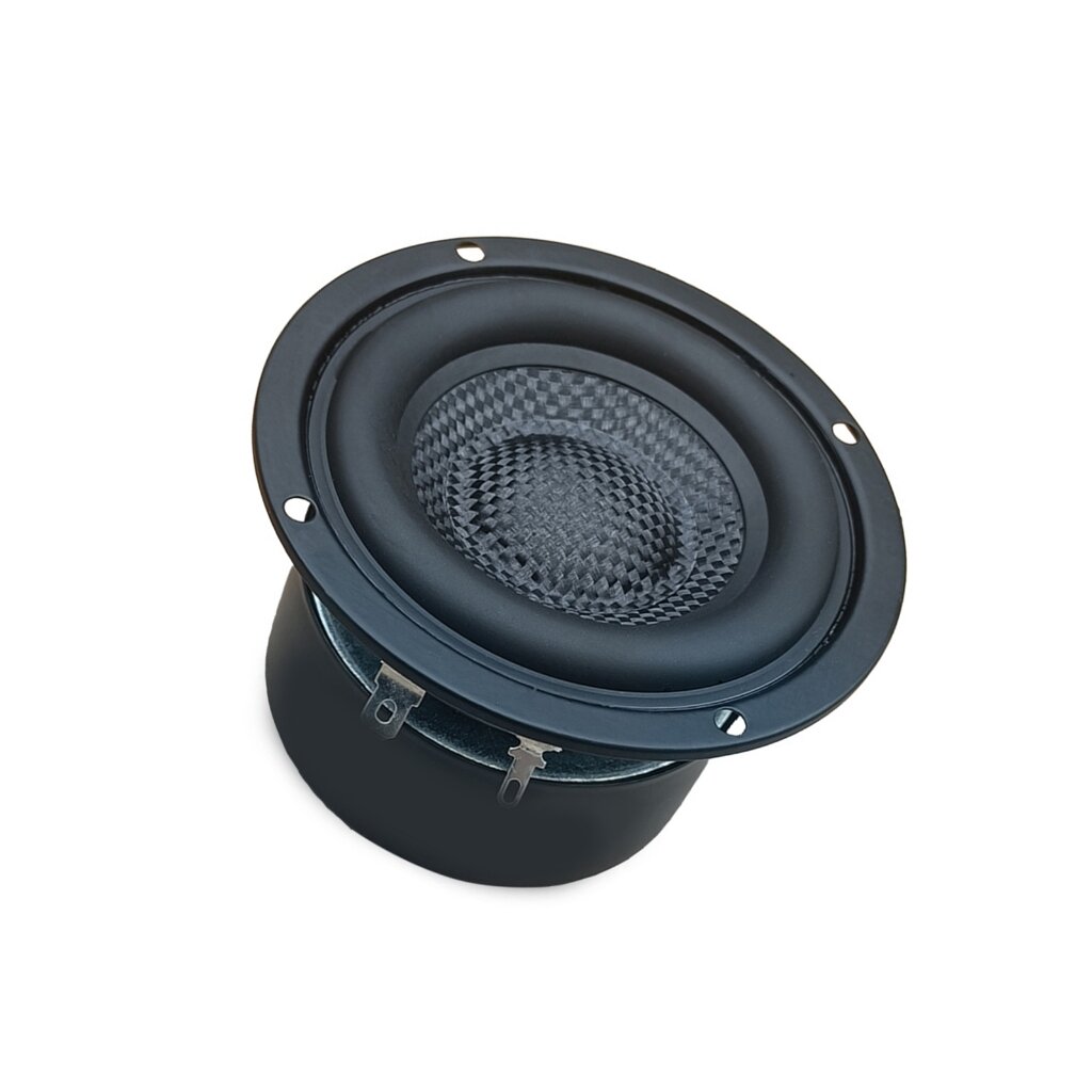 Круглый 3-дюймовый сабвуфер, сабвуфер, динамик HiFi, оплетка из стекловолокна-6 Ом