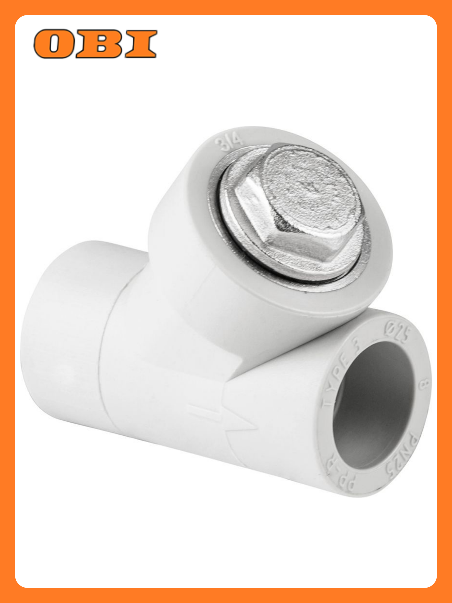 Фильтр PPR внутреннее/внутреннее присоединение 25х45, белый, RTP