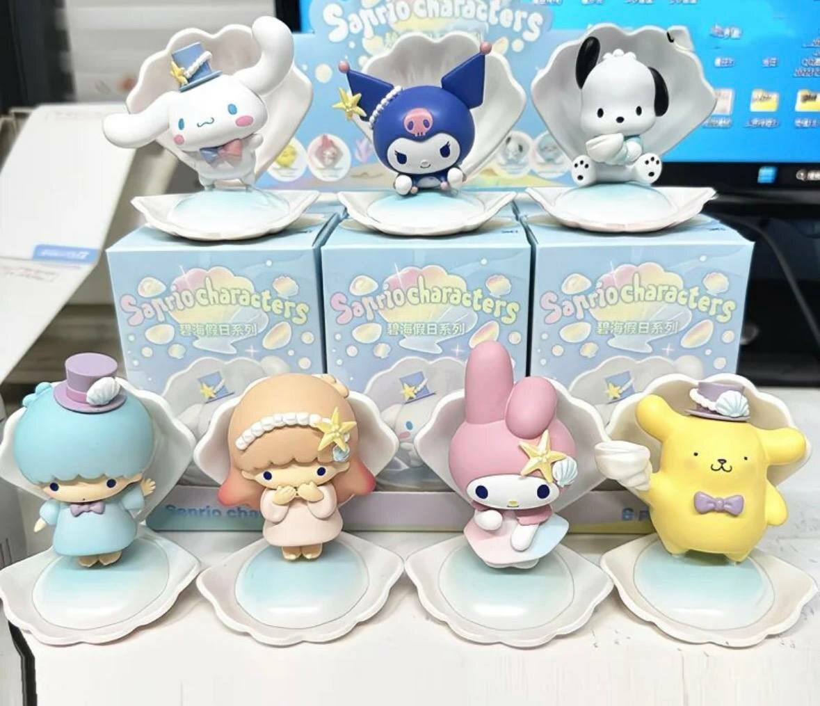 Случайная фигурка сюрприз! Hello Kitty Sarrio Characters Хеллоу Китти , разноцветный 1 шт случайная игрушка