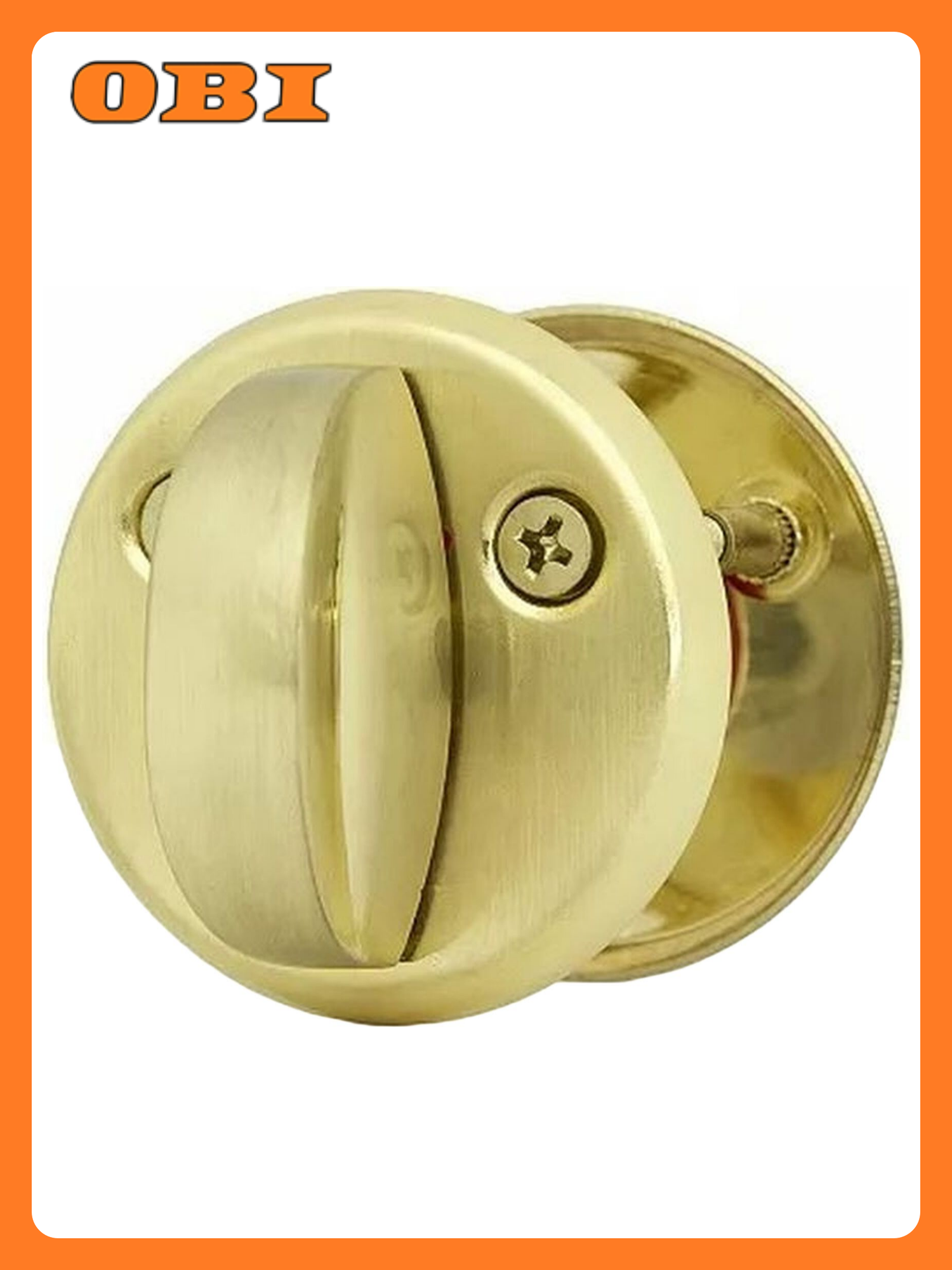 Накладка с фиксатором фабрика замков Е 003 SB матовая латунь