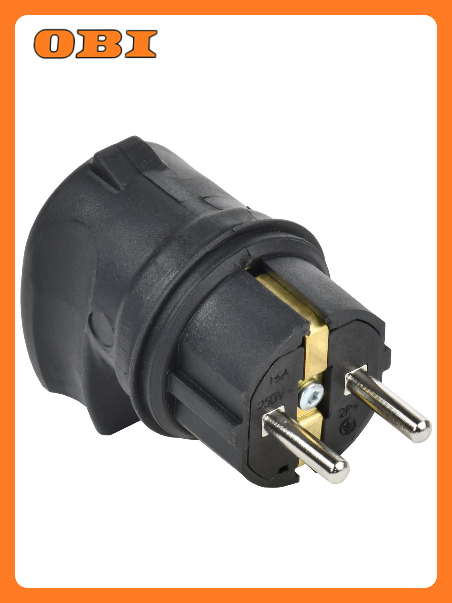 Вилка с боковым вводом IEK GENERICA 16А IP44 каучук черная