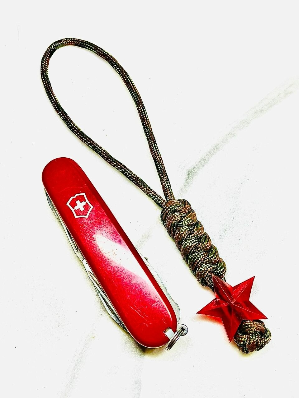 Темляк брелок для ножа "Красная Звезда"