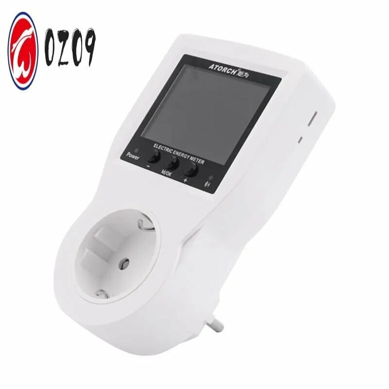 P5(F A Q Y) ATORCH WIFI Цифровой ваттметр 220 В переменного тока Счетчик мощности Потребление электроэнергии энергии Мощность EU Plug