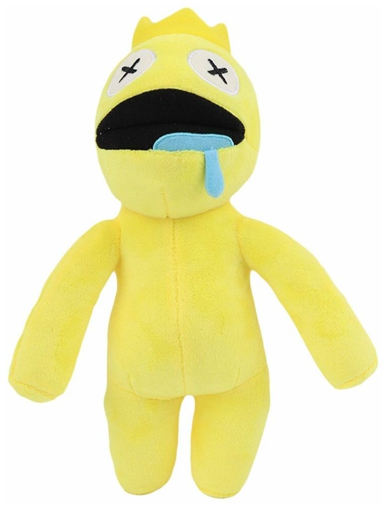 Мягкая игрушка Радужные друзья Блю желтый Rainbow friends Blue 30 см