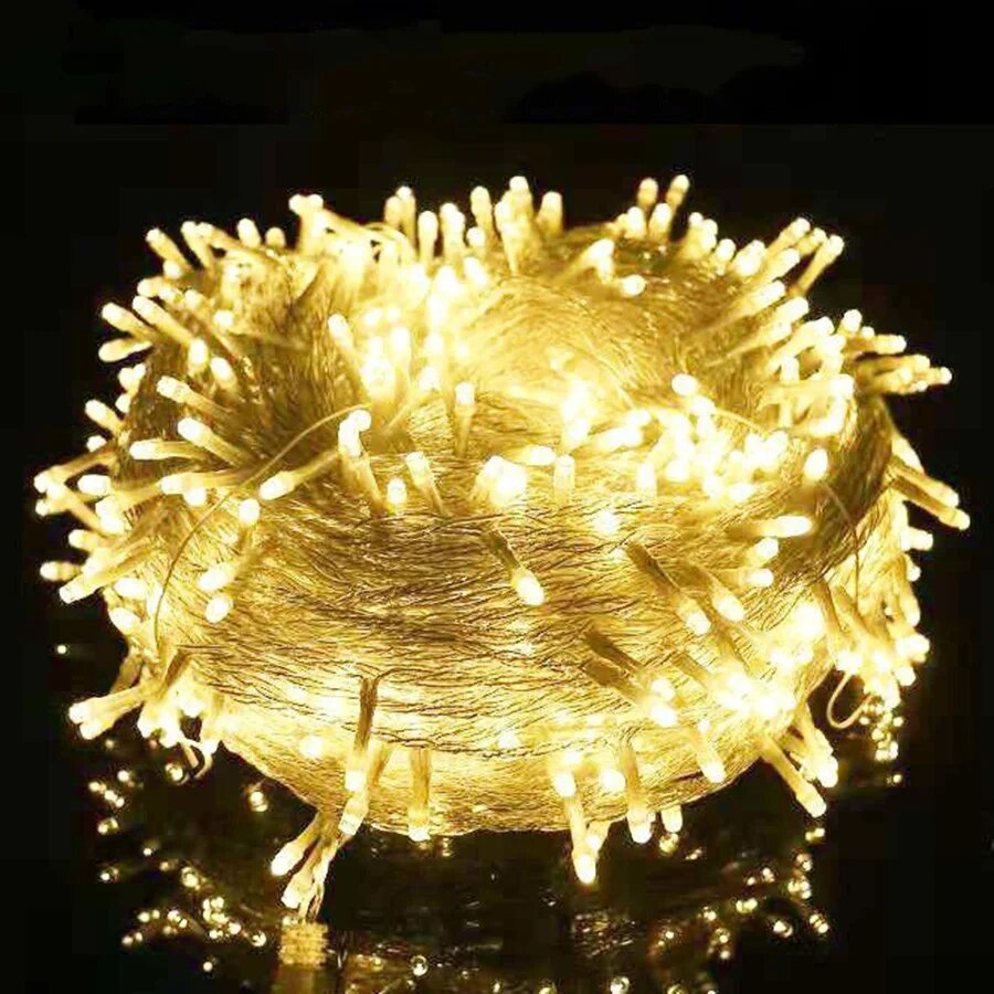 Светодиодная гирлянда TIRVOSE 800LED, теплый белый, 100M