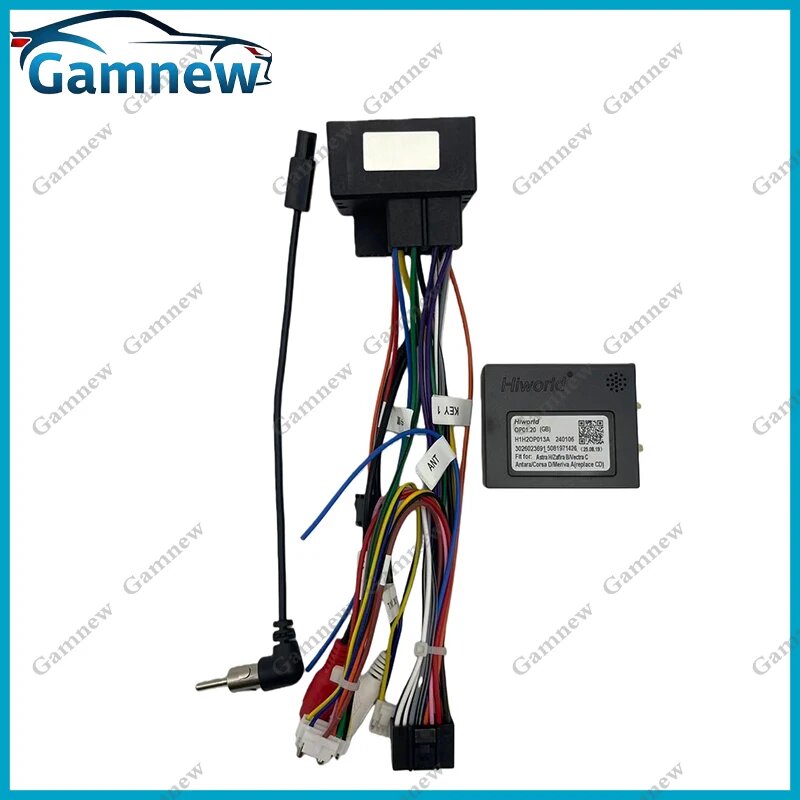 Автомобильный 16-контактный адаптер жгута проводов Android Canbus Box декодер для Opel Meriva A Zafira B Vectra C Corsa D Astra H Antara