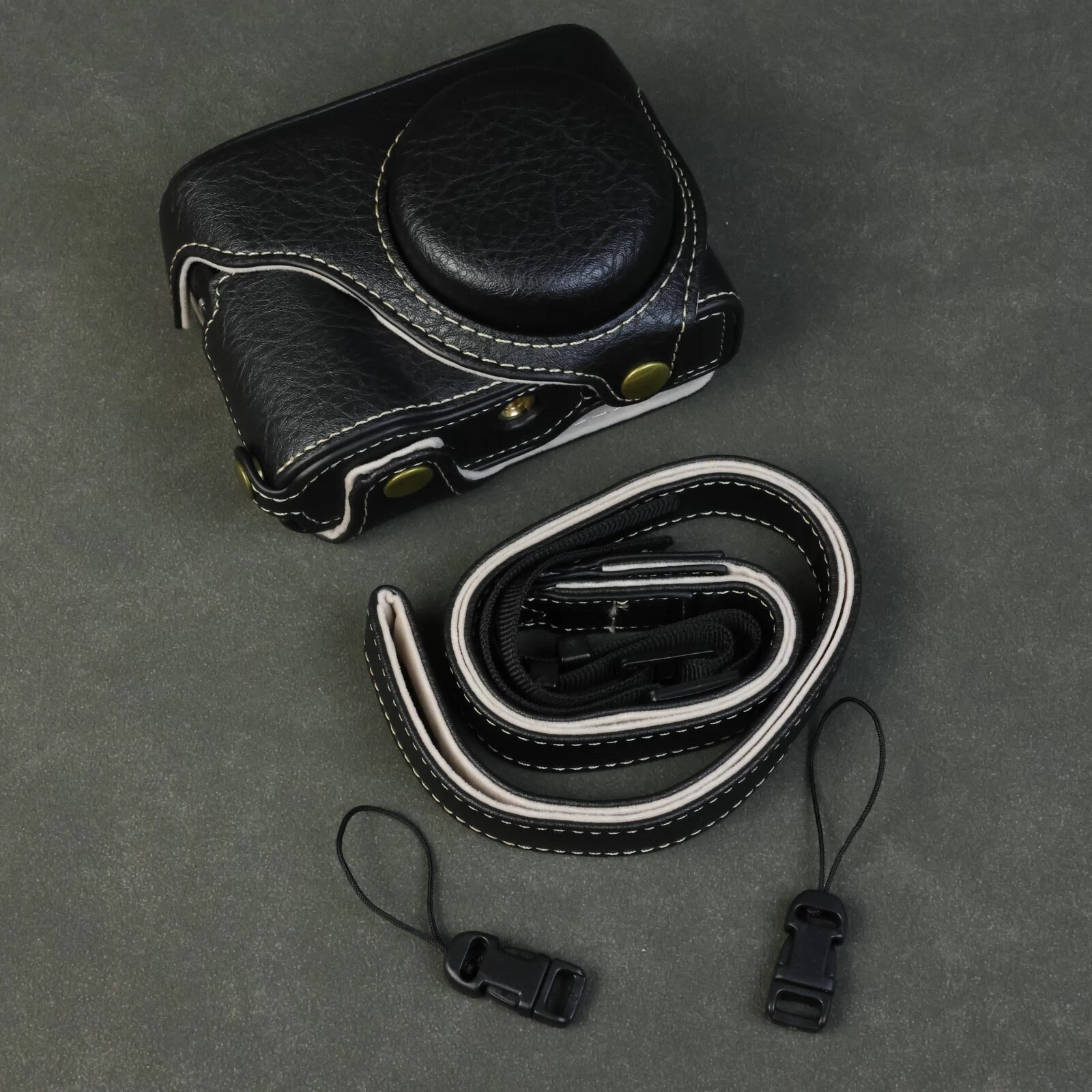 Чехол из кожи для камеры Panasonic ZS99, защитный чехол tz99 с отверстием для основания, корпус-накладка Специальный