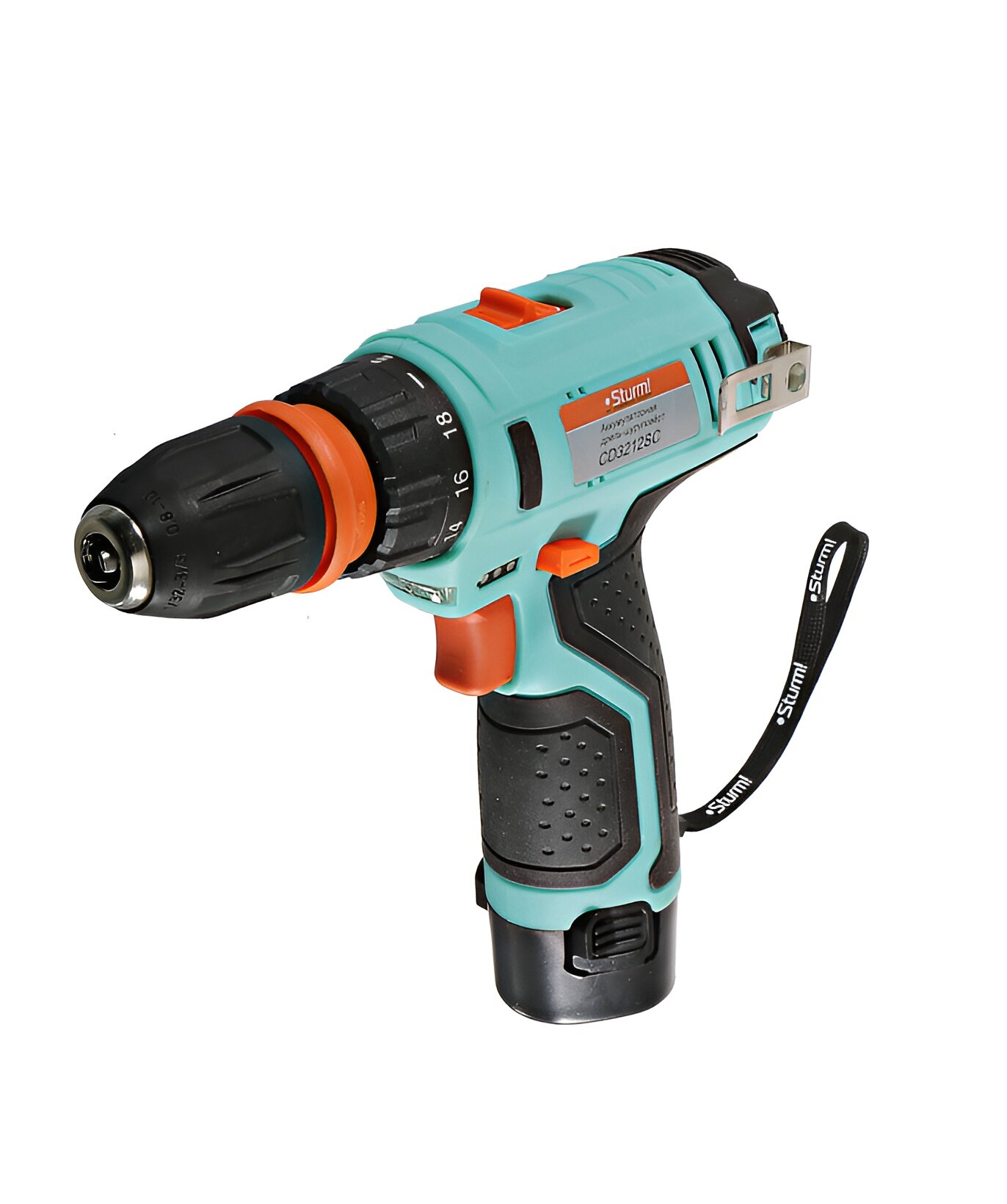 Дрель-шуруповерт аккумуляторная Sturm! CD3212SC, реверс, 12 В