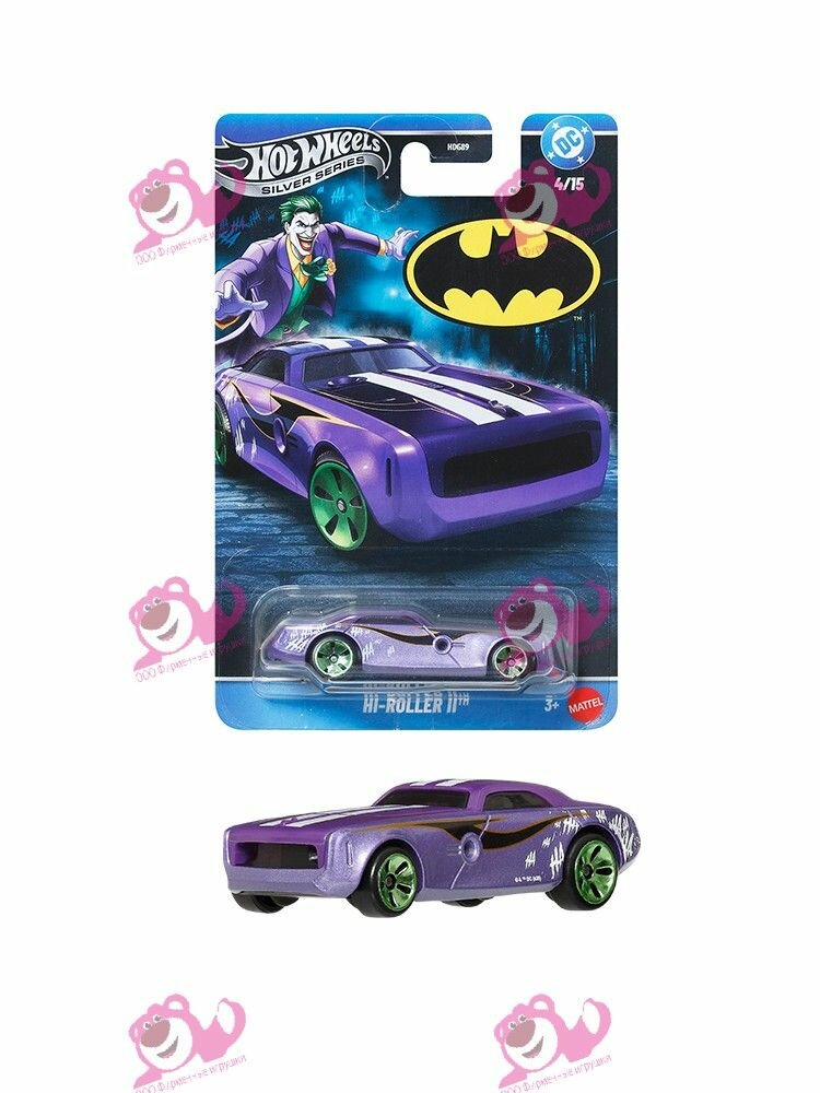 Машинка Mattel Hot Wheels 2026 HDG89 Batman Themed Series-Hi-Roller II