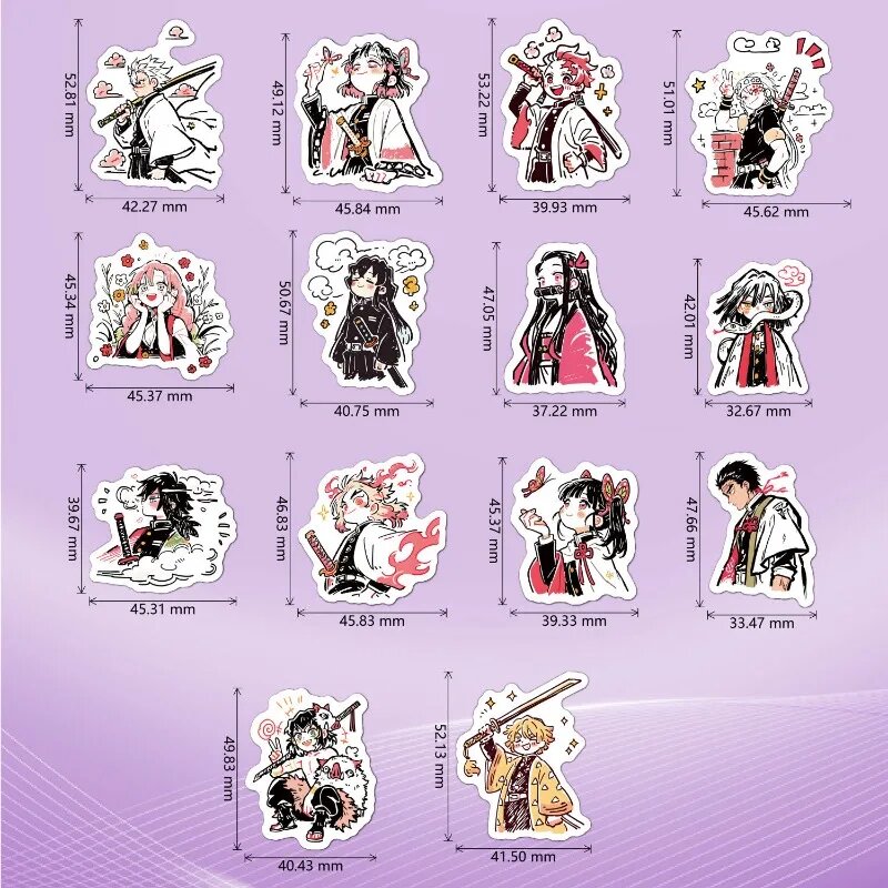 Магниты Demon Slayer Bandai 14Pcs Demon Slayer-C