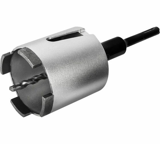 Коронка ПРАКТИКА алмазная бетон/кирпич 72х150мм цельная SDS-plus