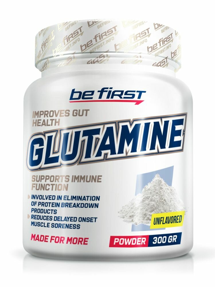 Be First Glutamine powder 300 г Натуральный