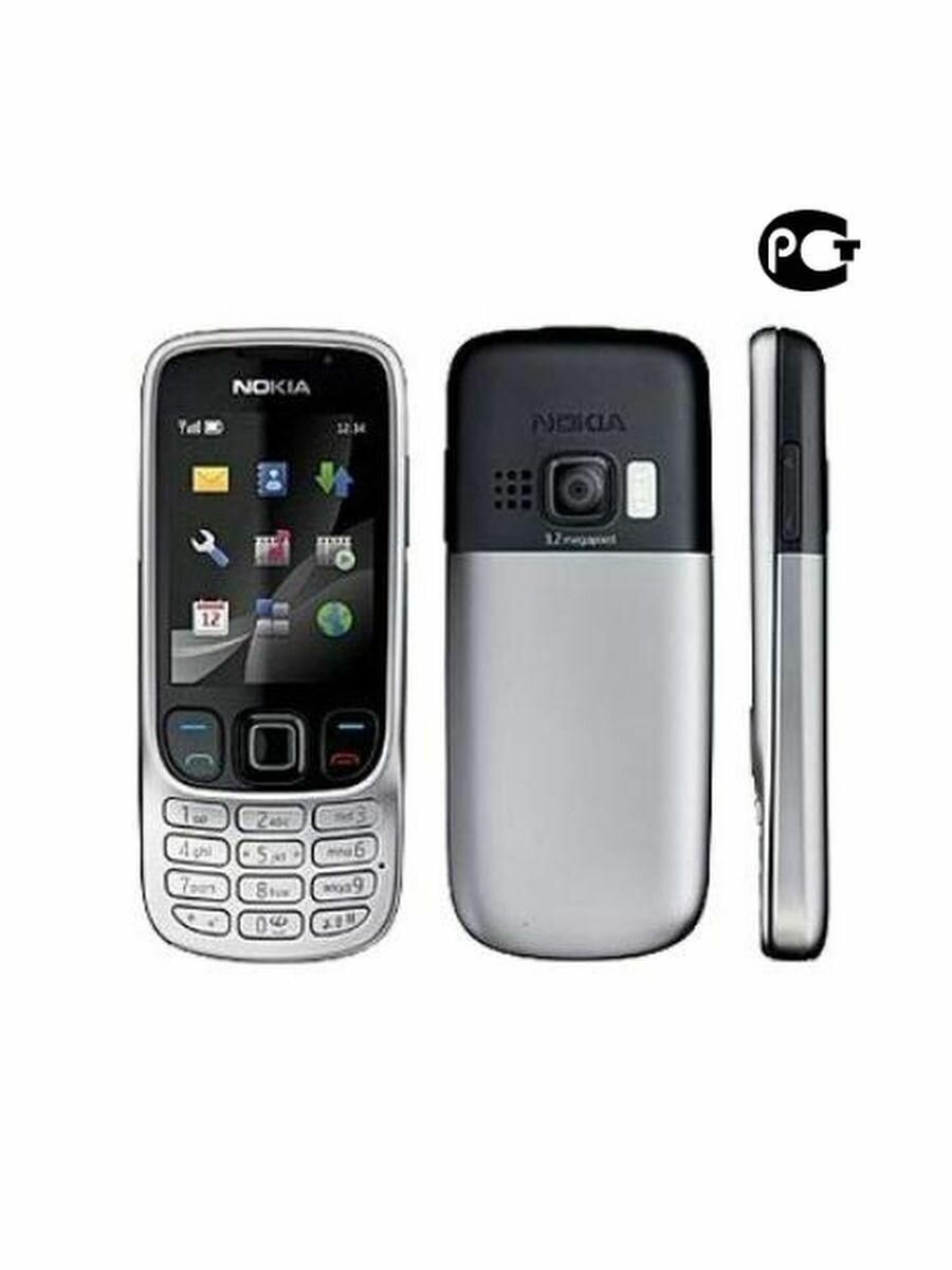 Мобильный телефон Nokia 6303i Classic на платформе Series 40, стальной корпус, цветной дисплей, видеосъёмка — фото 1
