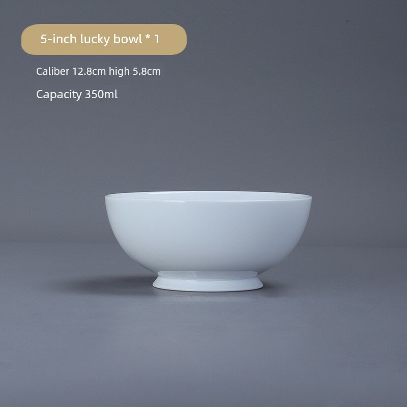 Миска для риса из высококачественного фарфора Цзиндэчжэнь, новая модель 2025 года, для дома, для риса и лапши, с