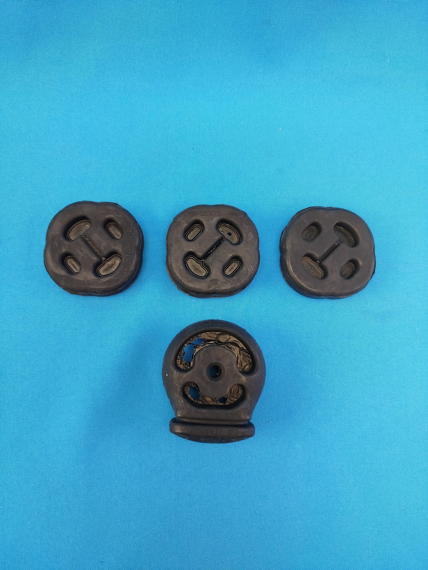 РК крепление глушителя "сэви" для автомобилей Калина, Гранта (к-т 3+1шт)