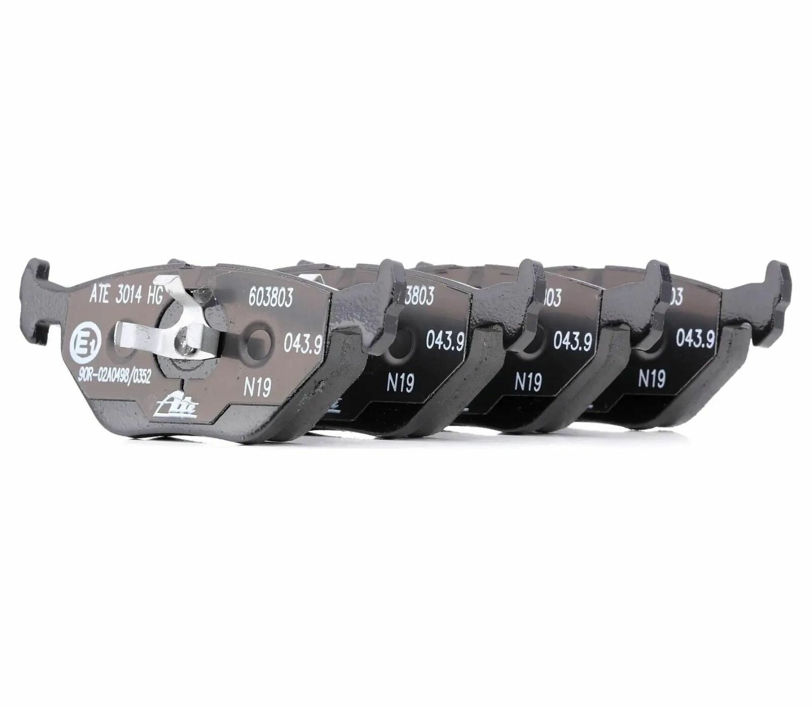 Колодки тормозные ATE 13-0460-3803-2, задние, BMW M3 E30 2.3 86-92, M3 E36 90-, 5 серия E34 1.8-4.0 88-95, 7 серия E32 3.0-5.0 86-