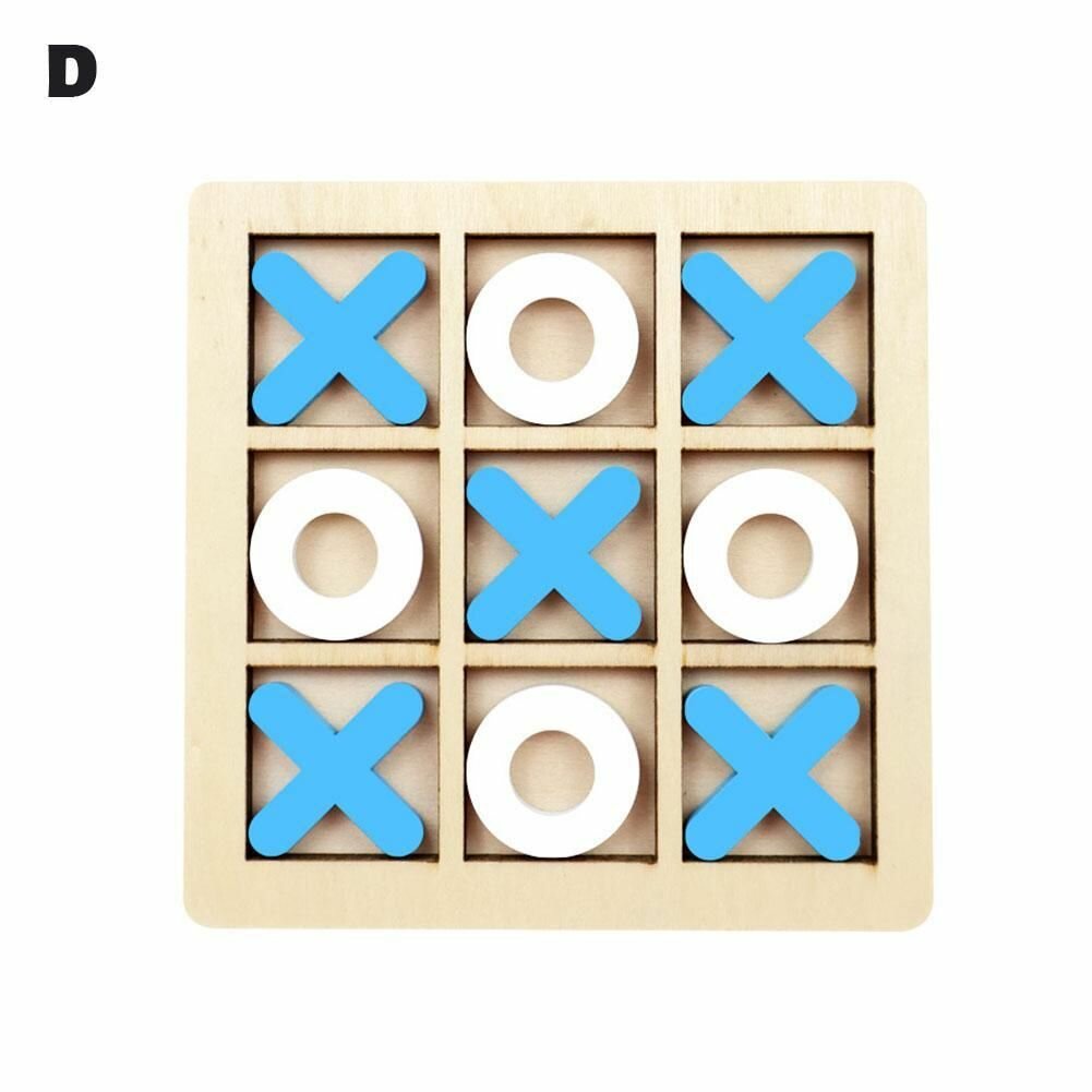 Настольная игра Крестики-Нолики для семьи и друзей, компактная логическая игра в дорогу, развивающая стратегическое мышление и внимание, подарок для детей и взрослых на каждый день