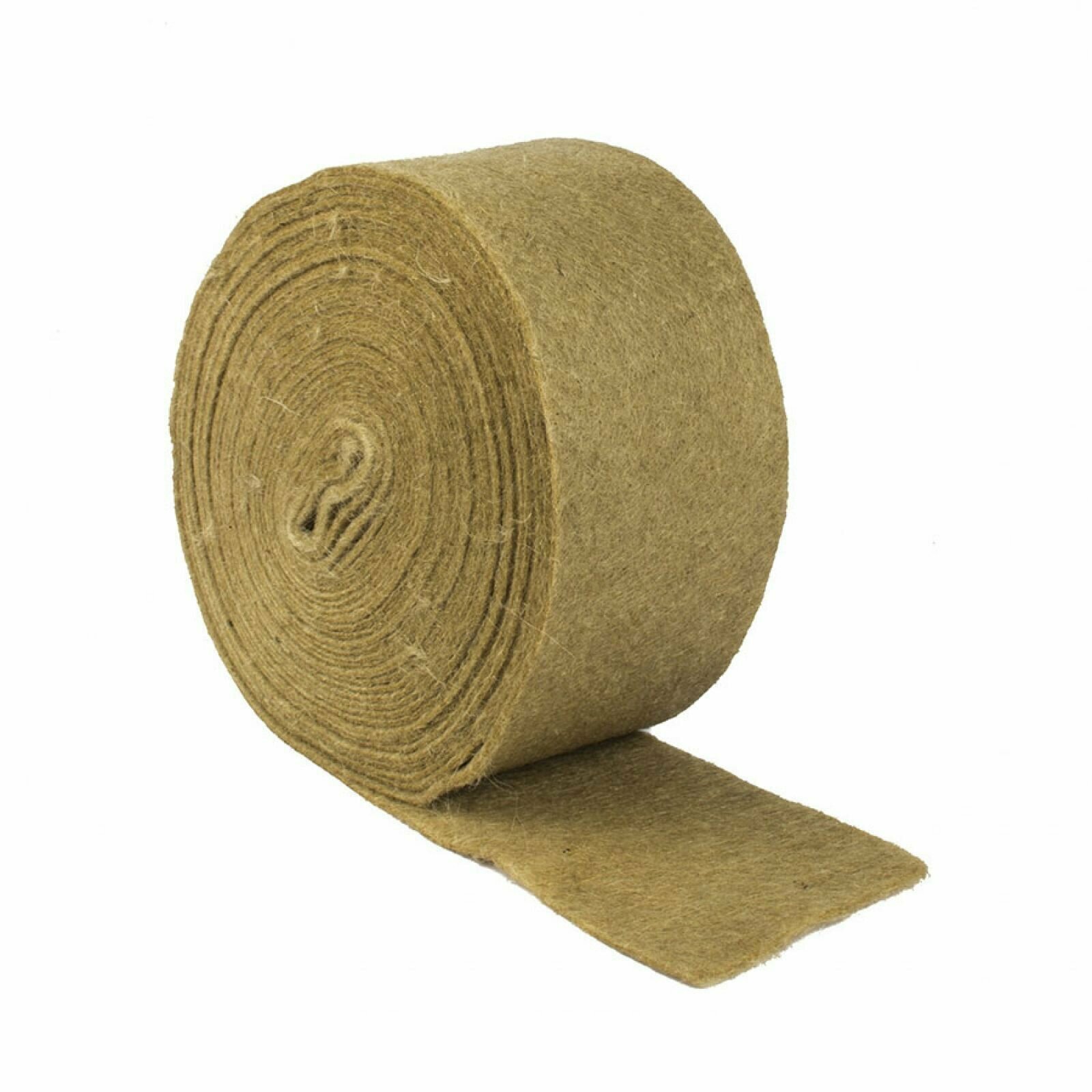 Межвенцовый утеплитель Джут 6мм*100мм*20м(5 штук в упаковке) 300г/кв. м.-Натуральный