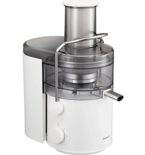 Соковыжималка Panasonic MJ-CB100WTQ, 1000Вт, центробежная, 2 скорости, белая