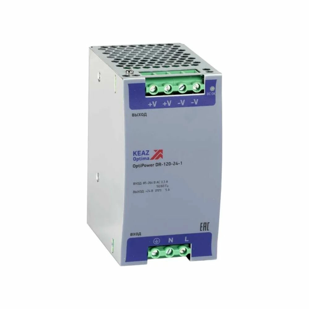 Питания блок КЭАЗ OptiPower DR-120-24-1 284548