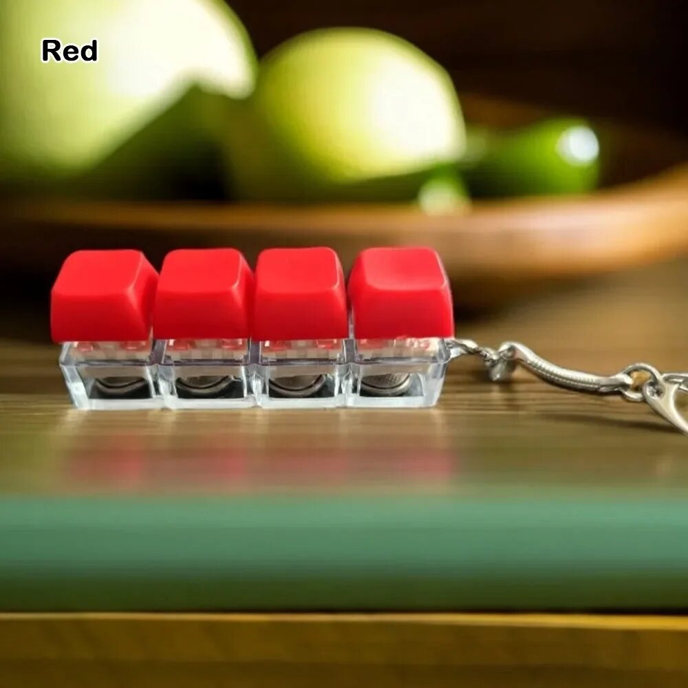 3/4/9 клавиш антистресс кнопка-кликер колпачок брелок для ключей на палец колпачки для клавиатуры игрушка DIY клавиатура-кликер игрушка для взрослых для облегчения