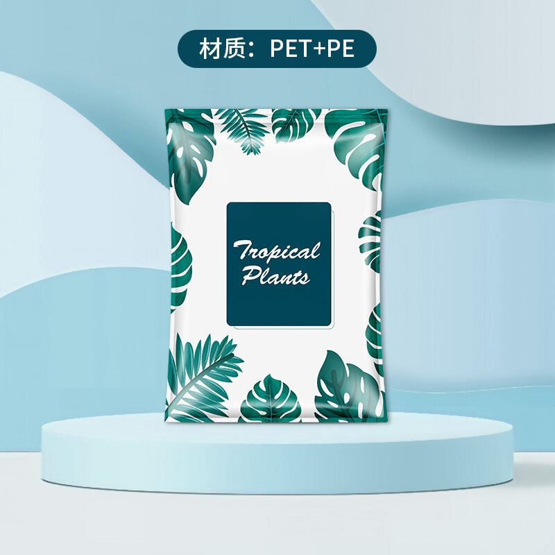 Вакуумный мешок с ручным насосом - PET/PE, случайный цвет, незаменимый для путешествий