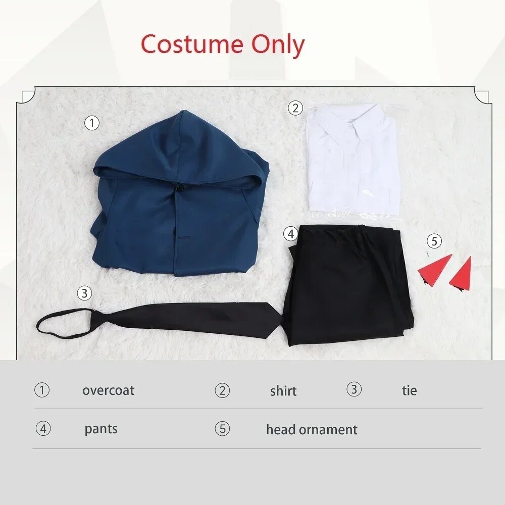 IDEASKY Косплей костюм Chainsaw Man синий M, Power Costume