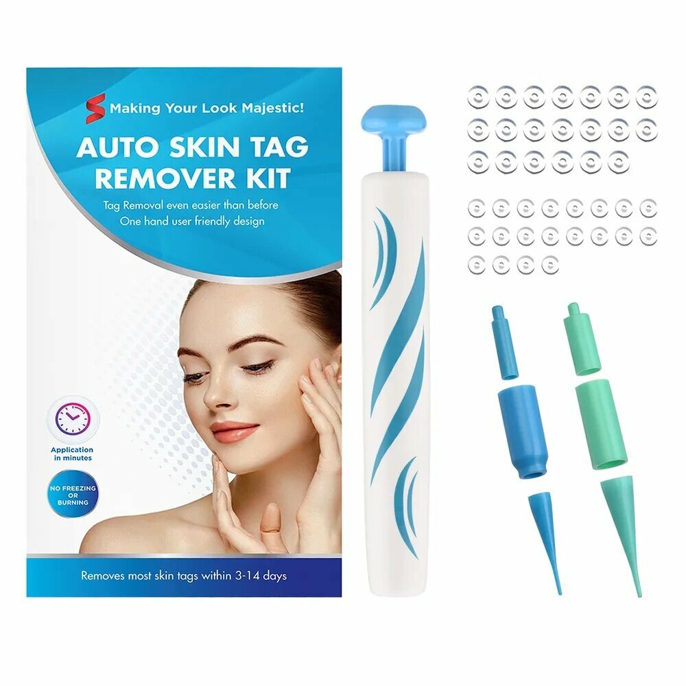 Bestauty Remove Skin Tag Pen, инструмент для ухода за лицом "два в одном", удаление родинок, мозолей, бородавок, сменная головка 2 мм