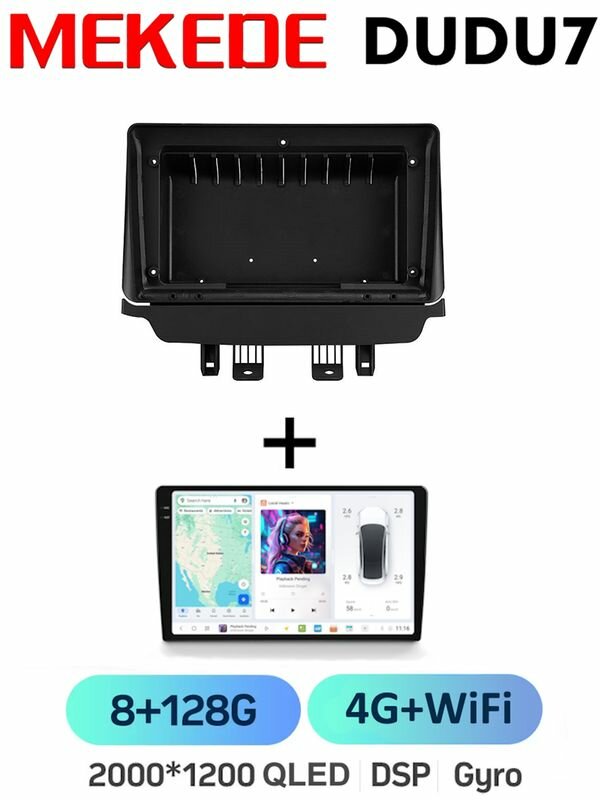 Магнитола Mekede DUDU7 8/128 Gb для Mazda CX-3 DK, Mazda 2 DJ 2014-2023 carpay Android