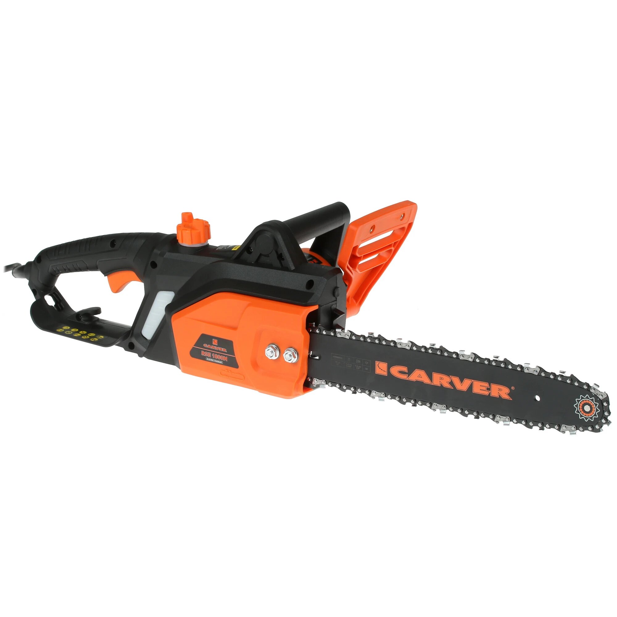 Пила цепная электрическая Carver RSE-1800М (01.014.00007) черный/оранжевый, 1800 Вт