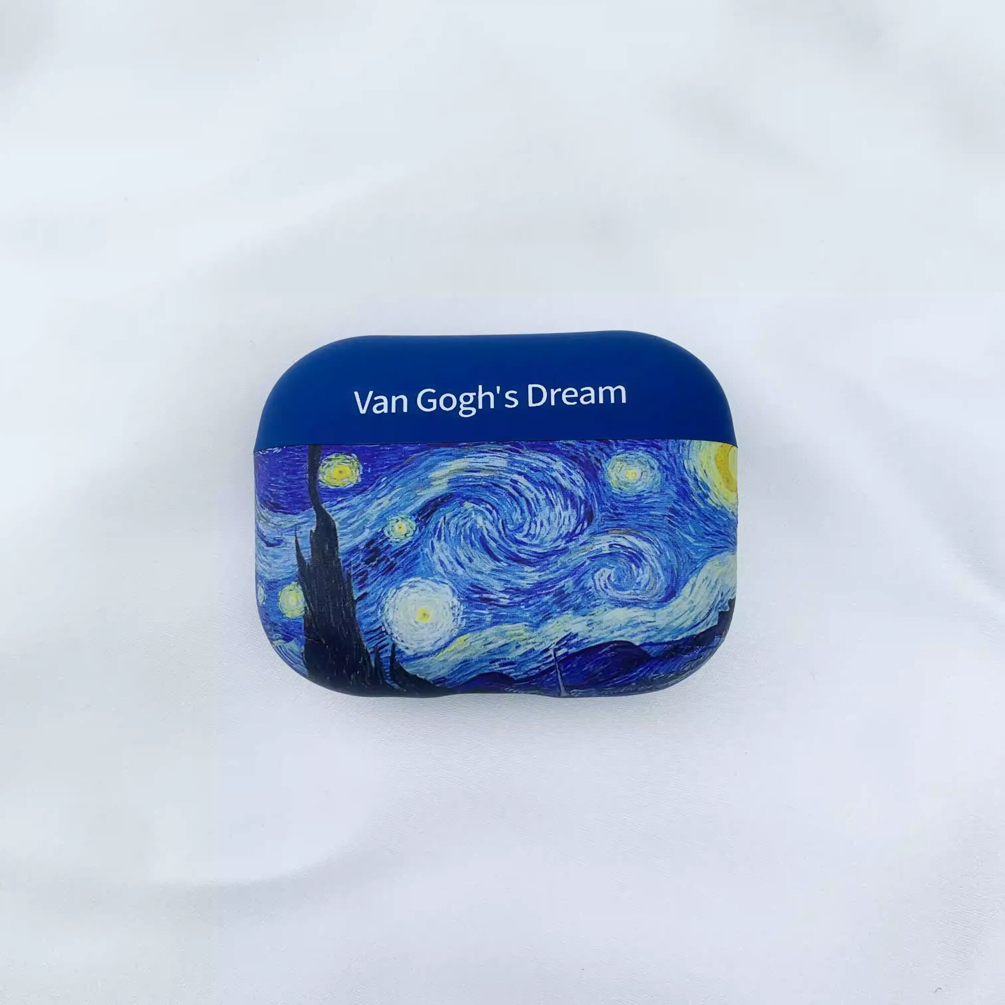 Чехлы для AirPods Art Starry Night For Airpods 3, Желтый, Золотой