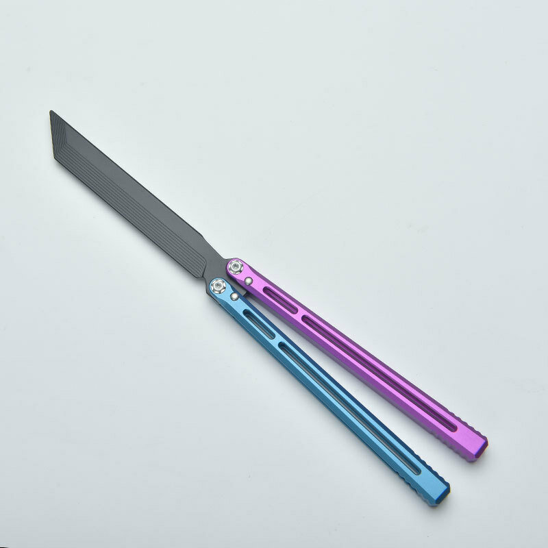 Алюминиевый сплав тренировочный нож складной ручной метательный игрушечный нож CSGO интегрированный CNC метательный нож