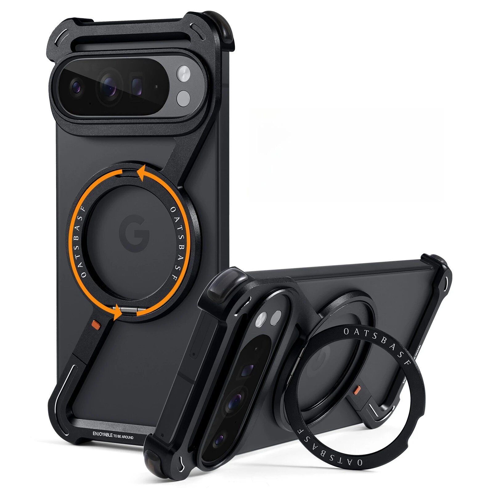 Металлический чехол для телефона Oatsbasf для Google Pixel 10 Pro/10 Pro XL с 360° ° Гугл Пиксель 10