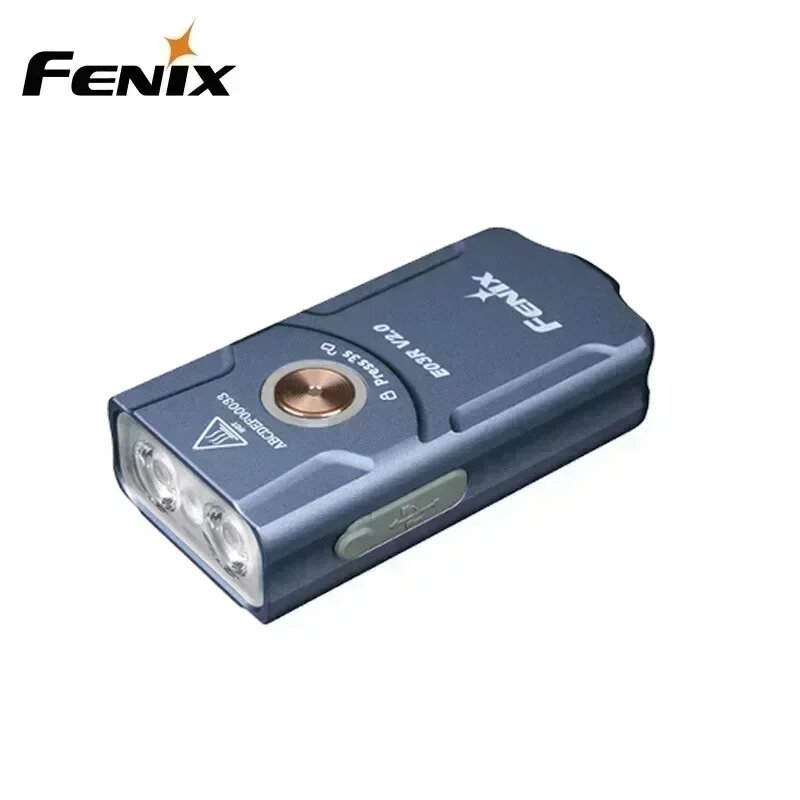 Мини-брелок-фонарик FENIX E03R V2.0, 500 люмен, встроенный аккумулятор емкостью 400 мАч, USB Type-C, зарядка, EDC Light