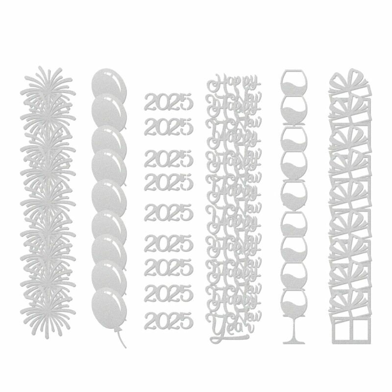 100 шт, конфетти для новогодних фейерверков-серебристые