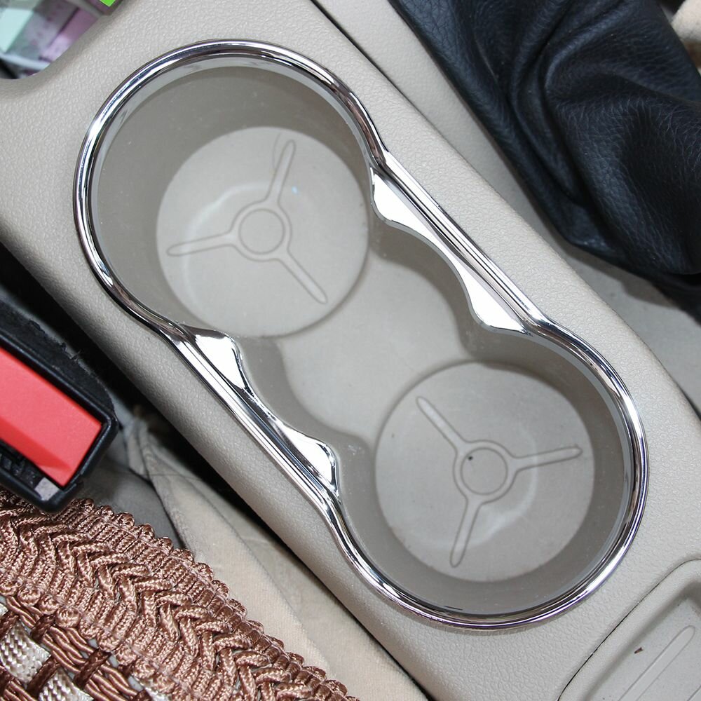 Автомобильная специальная декоративная накладка для стакана воды ABS хромированные автоаксессуары для Ford Focus 2 2005-2013 Fiesta