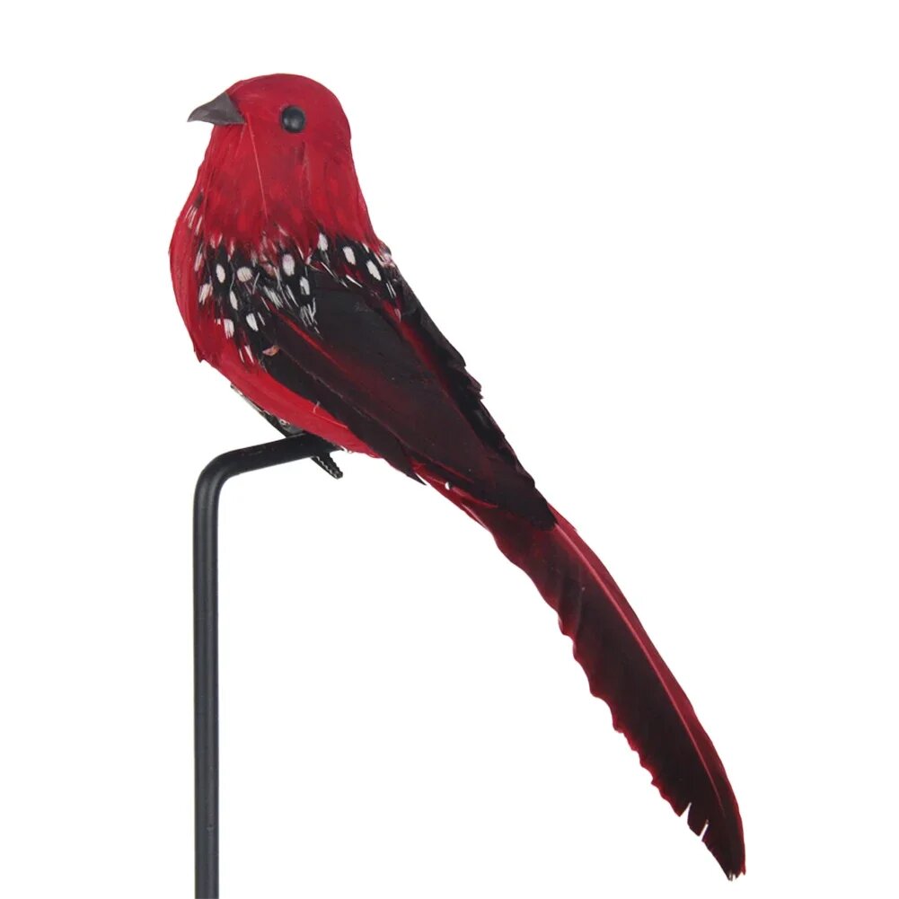 Искусственные птицы из пенопласта Красный, 01