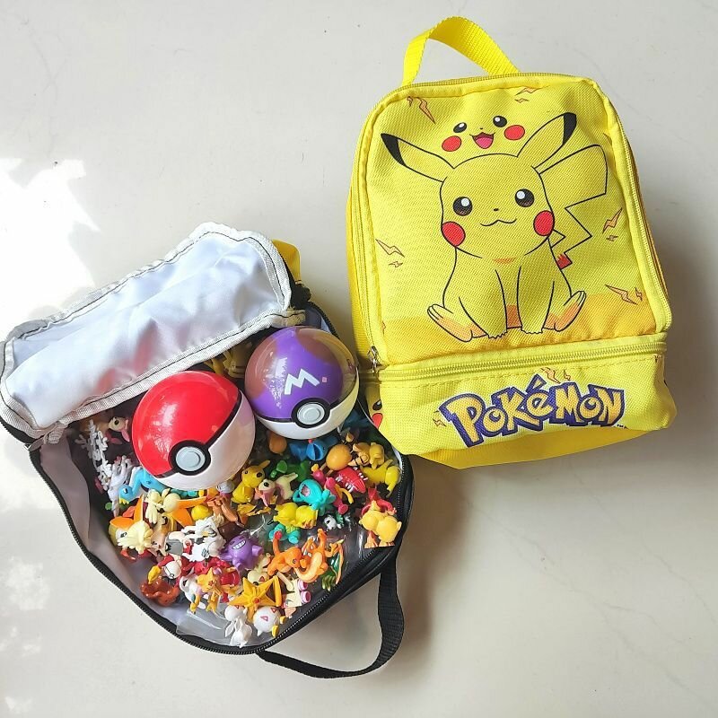 Игрушки Pokemon Pokémon Dream, фигурки, 144 штуки, капсула Poke Ball, игрушечная сумка, коробка