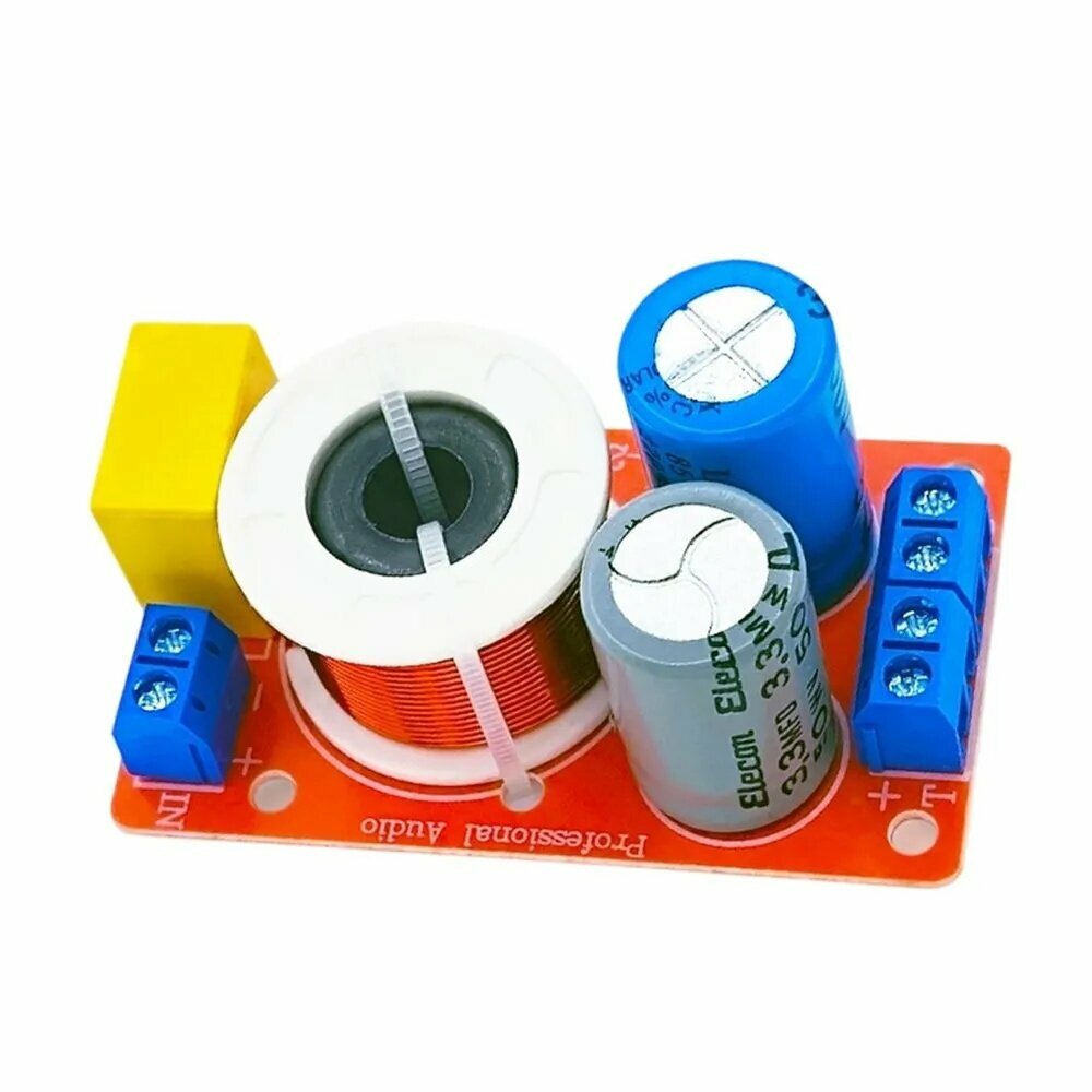 Высококачественный 2-полосный Переходник для динамиков С термостойкими магнитными катушками индуктивности и Конденсаторами с низким уровнем Потерь, Простой Монтаж Проводов