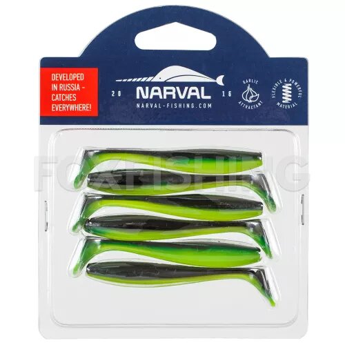 Силиконовая приманка Narval Choppy Tail 8cm #045 6шт.