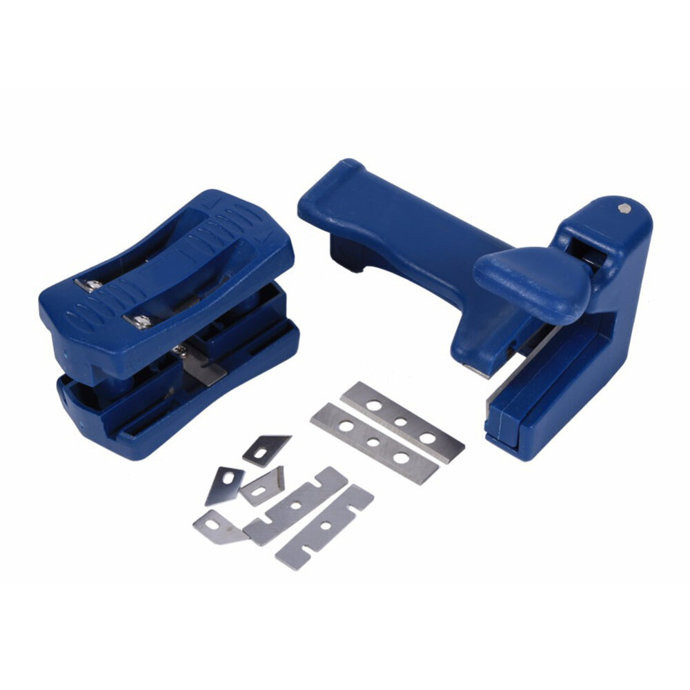 Пластинка для обрезки кромок ПВХ Прямой обрезчик головка Древеснообрабатывающее ручное устройство для обрезки кромок Инструмент Планер