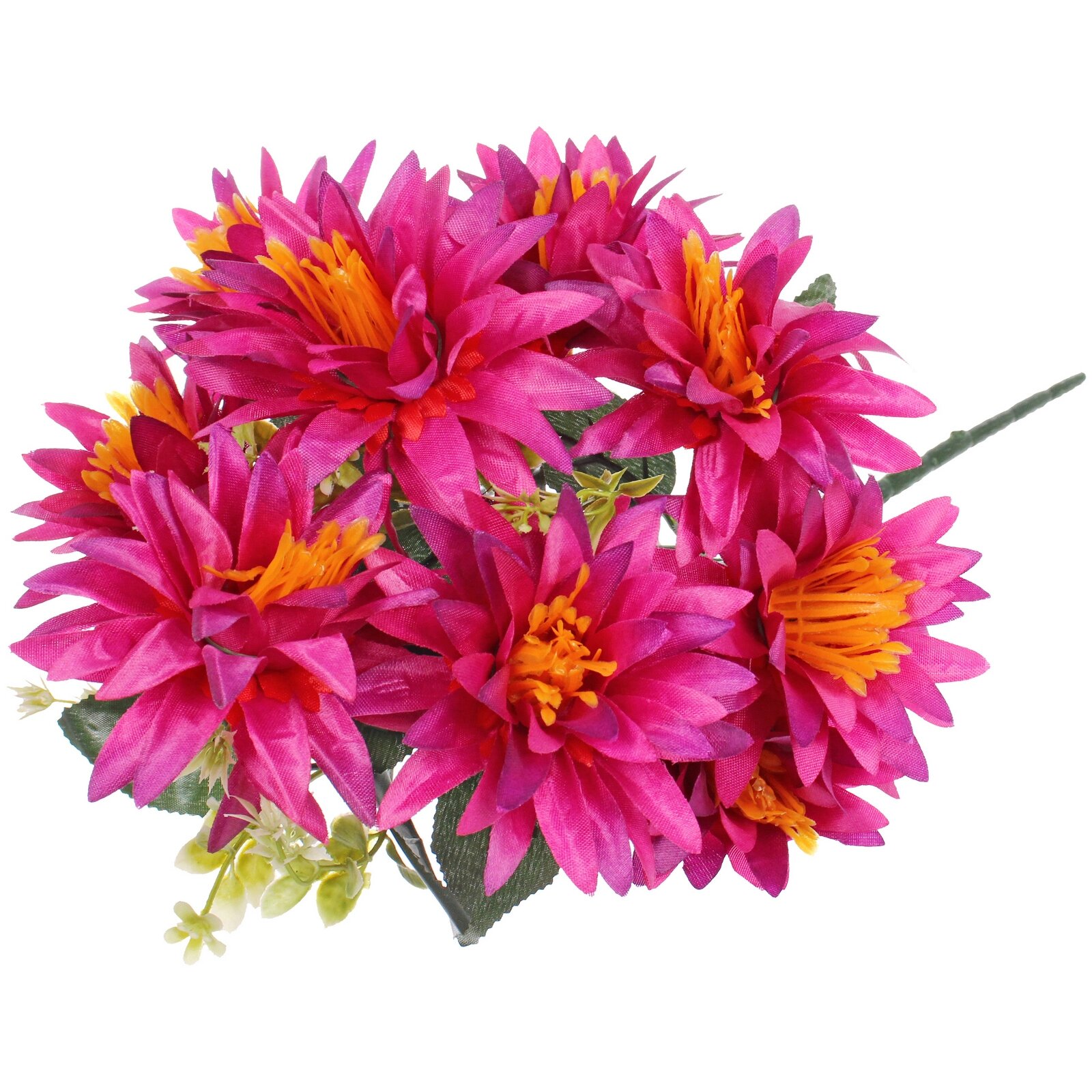 Букет искусственных астр «Цветочная мелодия», 50 см, 9 цветков, бордовый/розовый, микс цветов