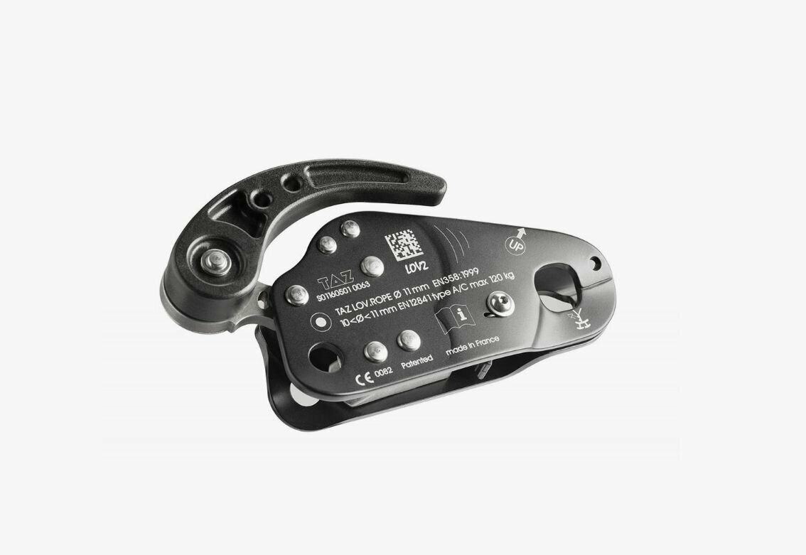 Страховочно-спусковое устройство TAZ LOV3, самоблокирующееся, для канатного доступа